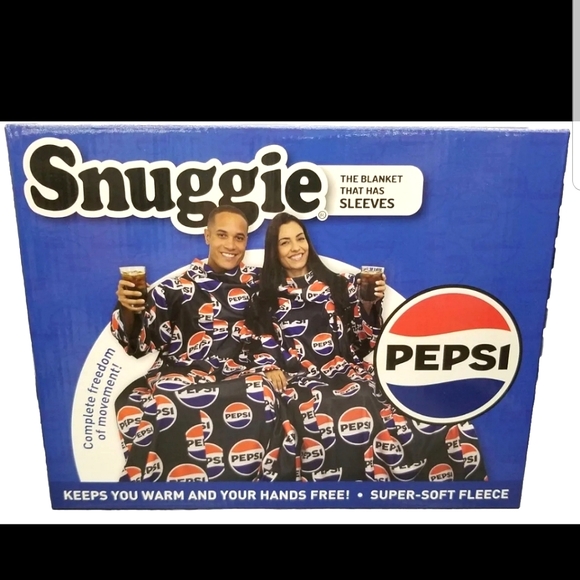 Snuggie | Bedding | Snuggie Pepsi Wearable Super Soft Fleece Blanket W ...